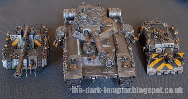 The Dark Templar: 40k: Iron Warrior Tanks