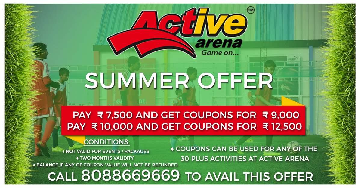 Active Arena - Bangalore's Leading Sports & Entertainment Facility ...