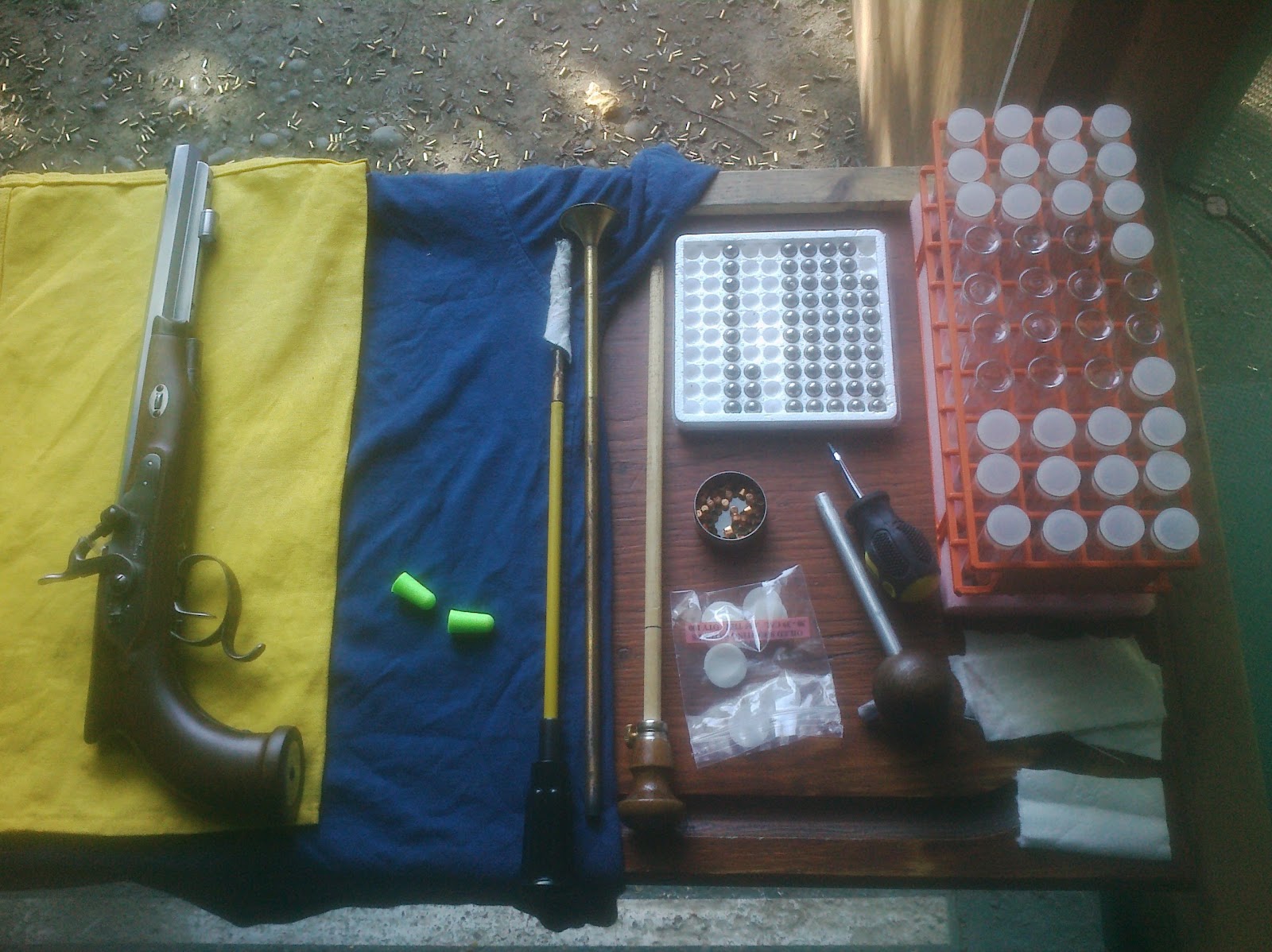 Target shooting: Firing point layout