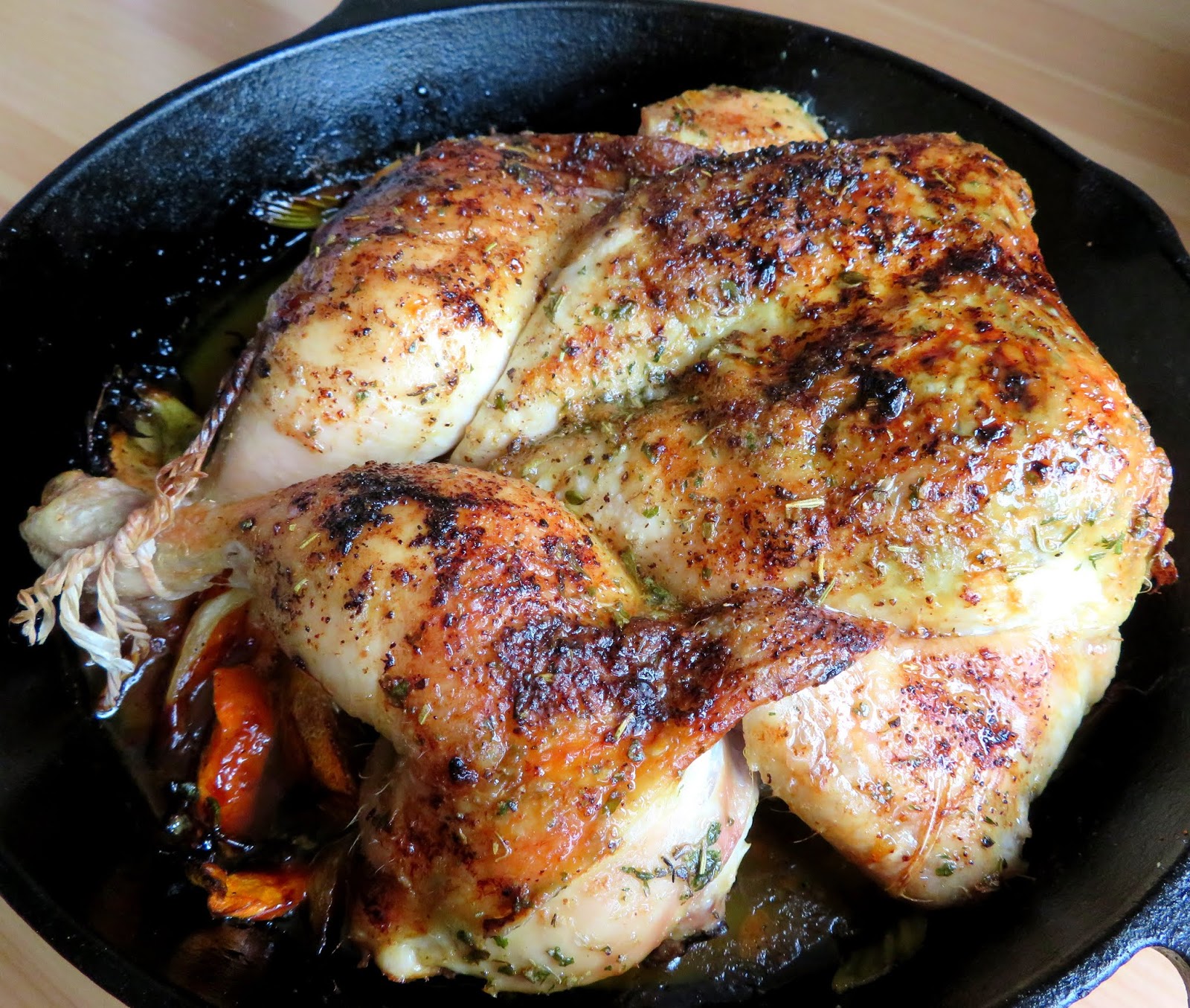 Roasted Spatchcock Chicken | The English Kitchen