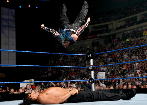 WWE CHAMPION 2011: jeff hardy swanton bomb