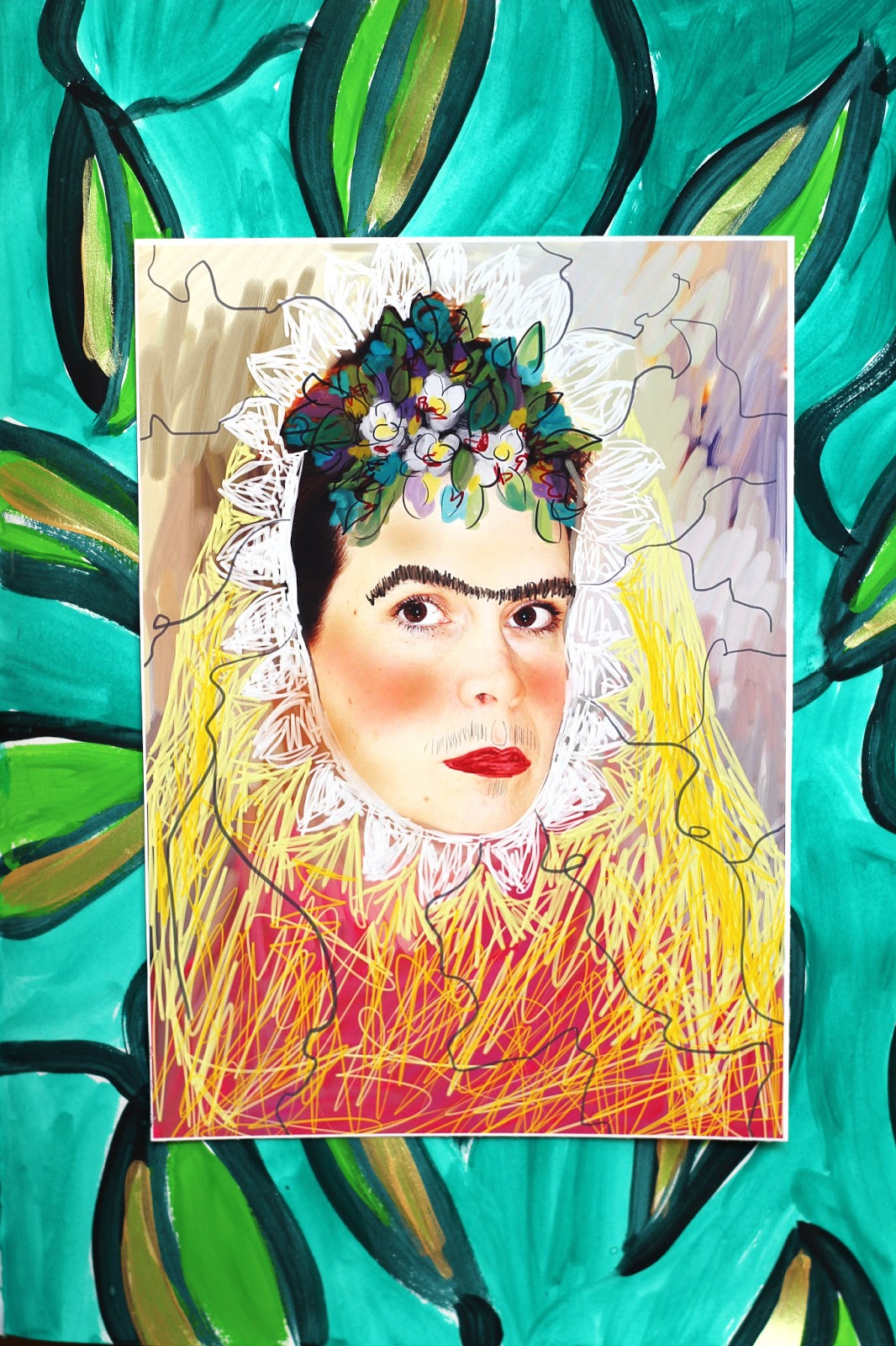 texterial: Self-Portrait, Kahlo Style