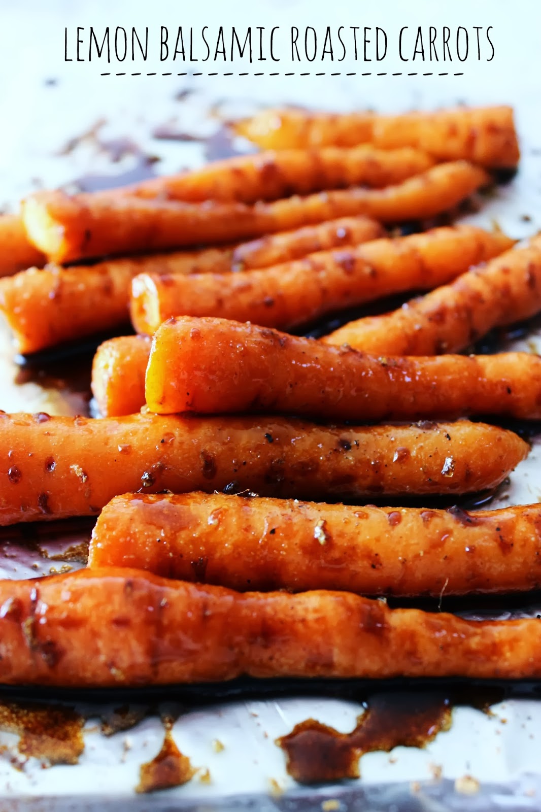 BEAUTY & THE BEARD: LEMON BALSAMIC ROASTED CARROTS