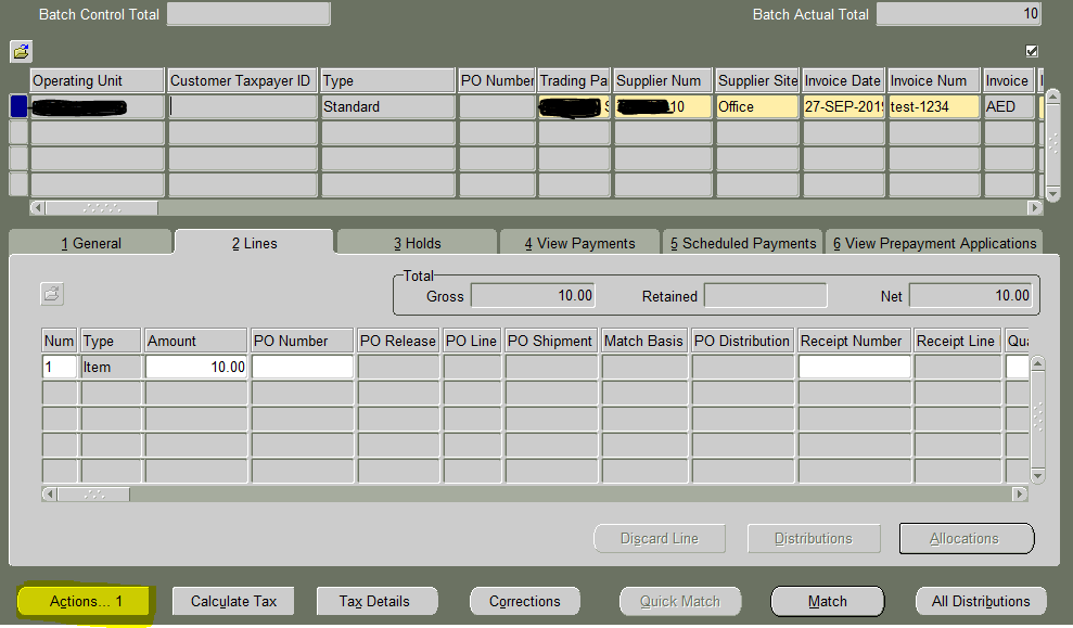 Oracle Applications Blog How To Delete Ap Invoice In Oracle Apps R12