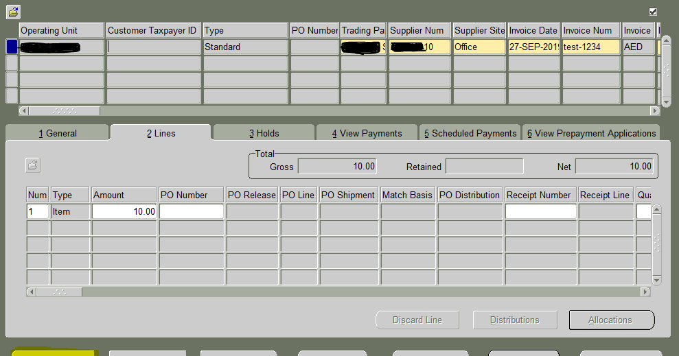 Oracle Applications Blog How To Delete Ap Invoice In Oracle Apps R12
