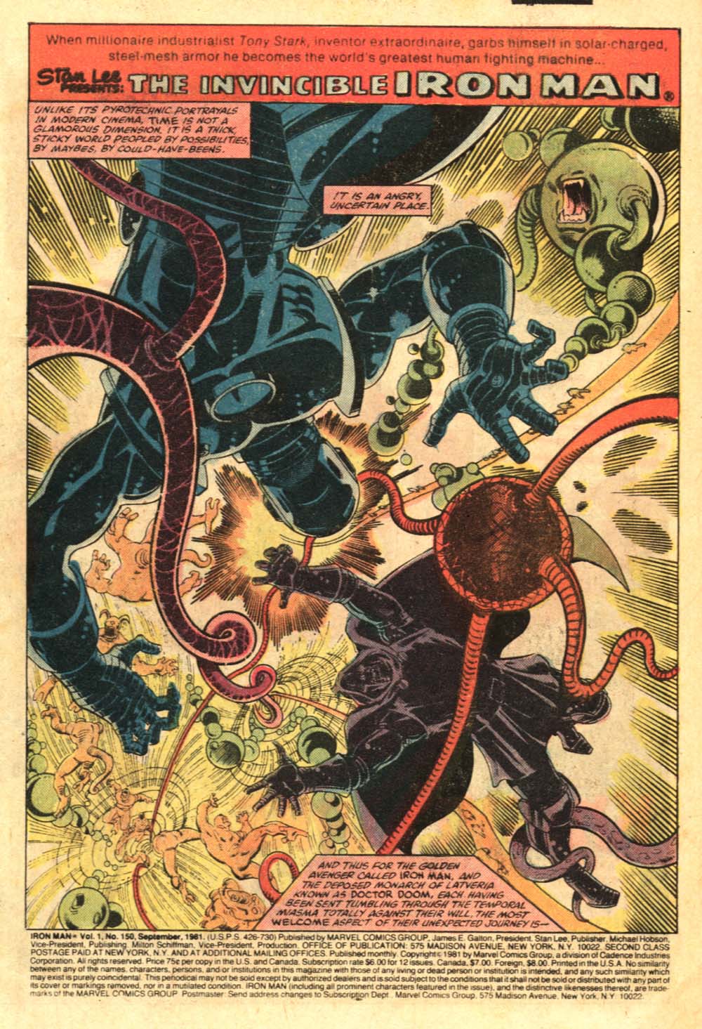 Marvel Comics of the 1980s: Iron Man 3 Week - Favourite Iron Man Splash ...