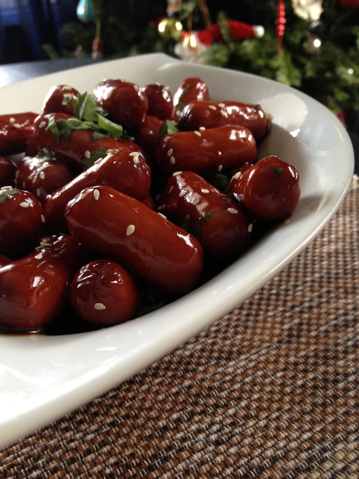 Ces temps ci en cuisine: Saucisse cocktail général tao