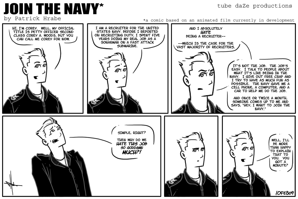 Dan The Navy Man: "Various Navy Comic Strip"