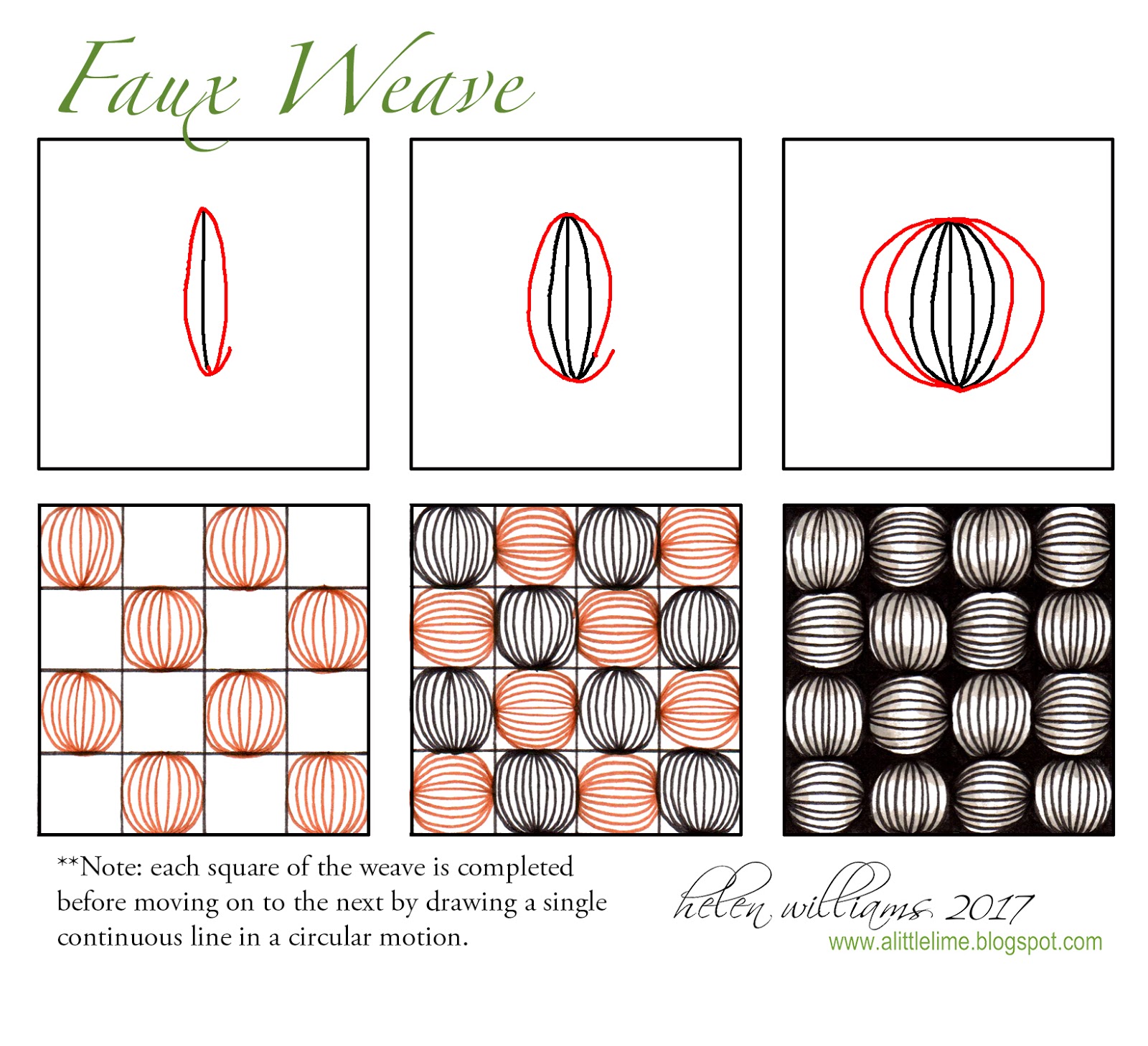 PATTERN - Faux Weave