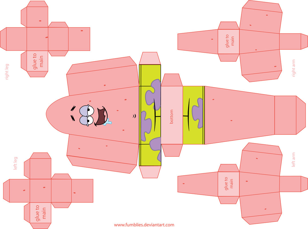 Adel's Book: Cube Paper Craft Some Cute Characters