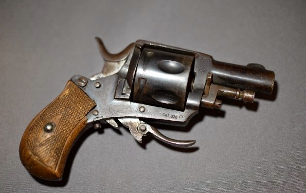 Rarities And Relics: Antique folding trigger 32 Revolver Liege Belgium