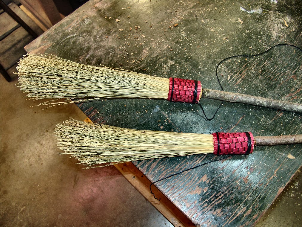 TheImaginariumForge: Appalachian Hearth Broom (Besom) Making: