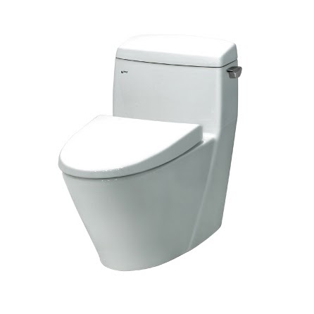 One-piece inax toilet