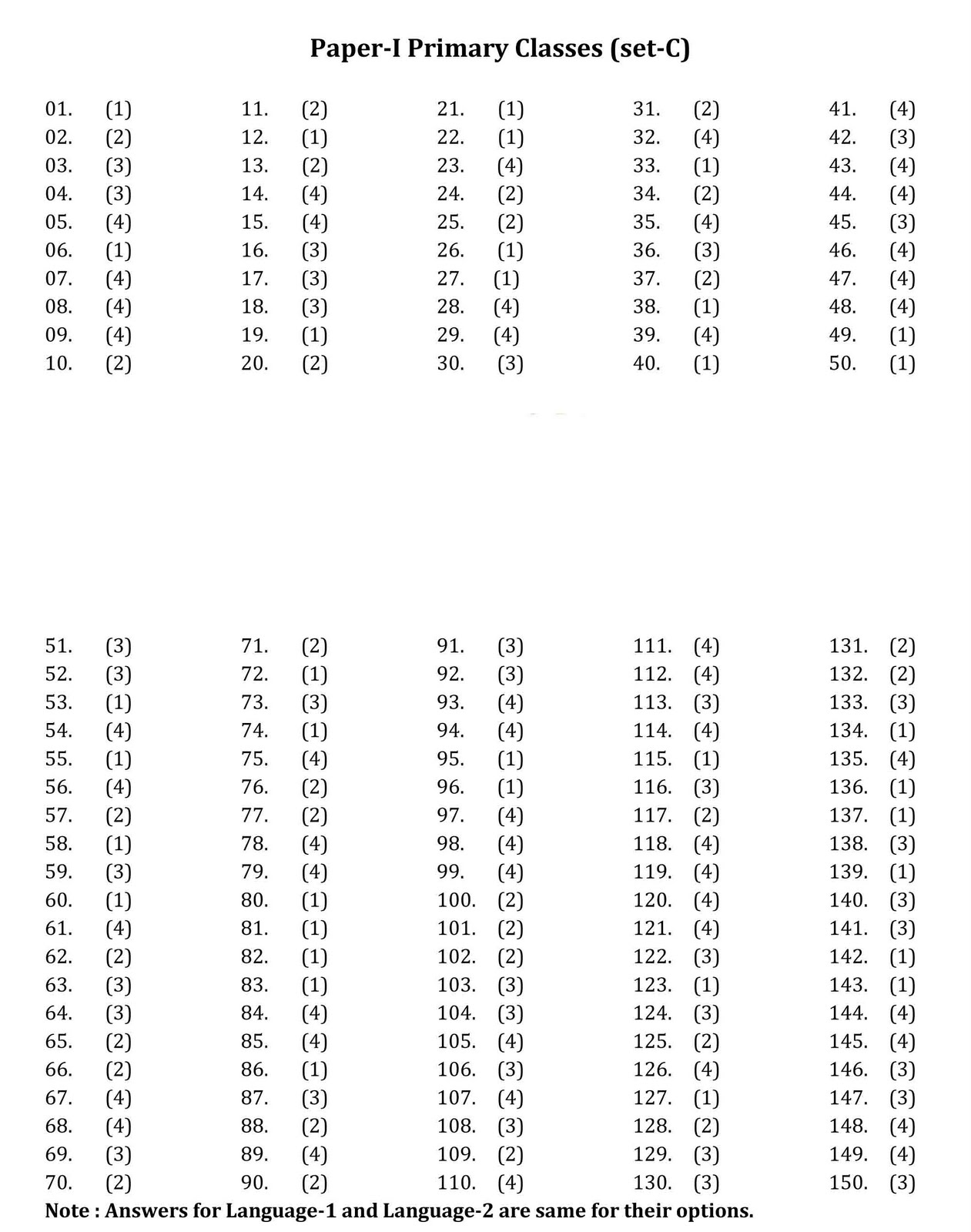 ALL EXAM QUESTION PAPERS CTET 2011 Answer Key Paper I EXAM HELD ON all-exam-question-papers-ctet-2011-answer-key-paper-i-exam-held-on