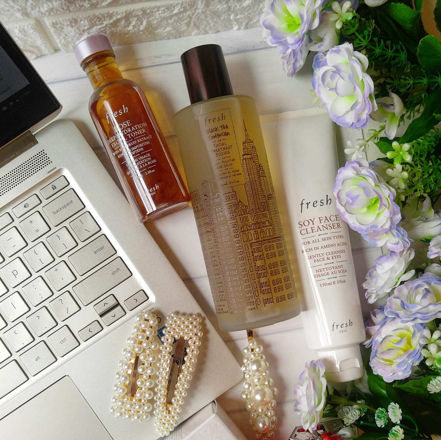 Self Care with Fresh Beauty including Black Tea Kambucha Essence and ...