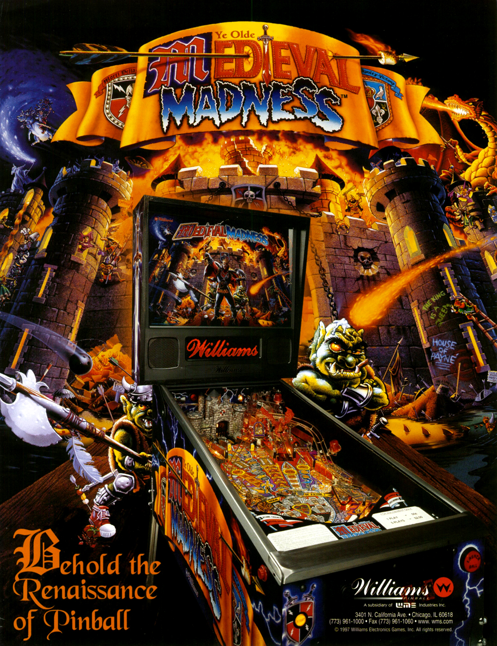 Virtual Pinball: Medieval Madness