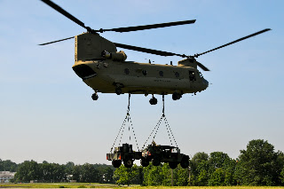 Veteran AF: Sling Loading a Humvee with Trailer