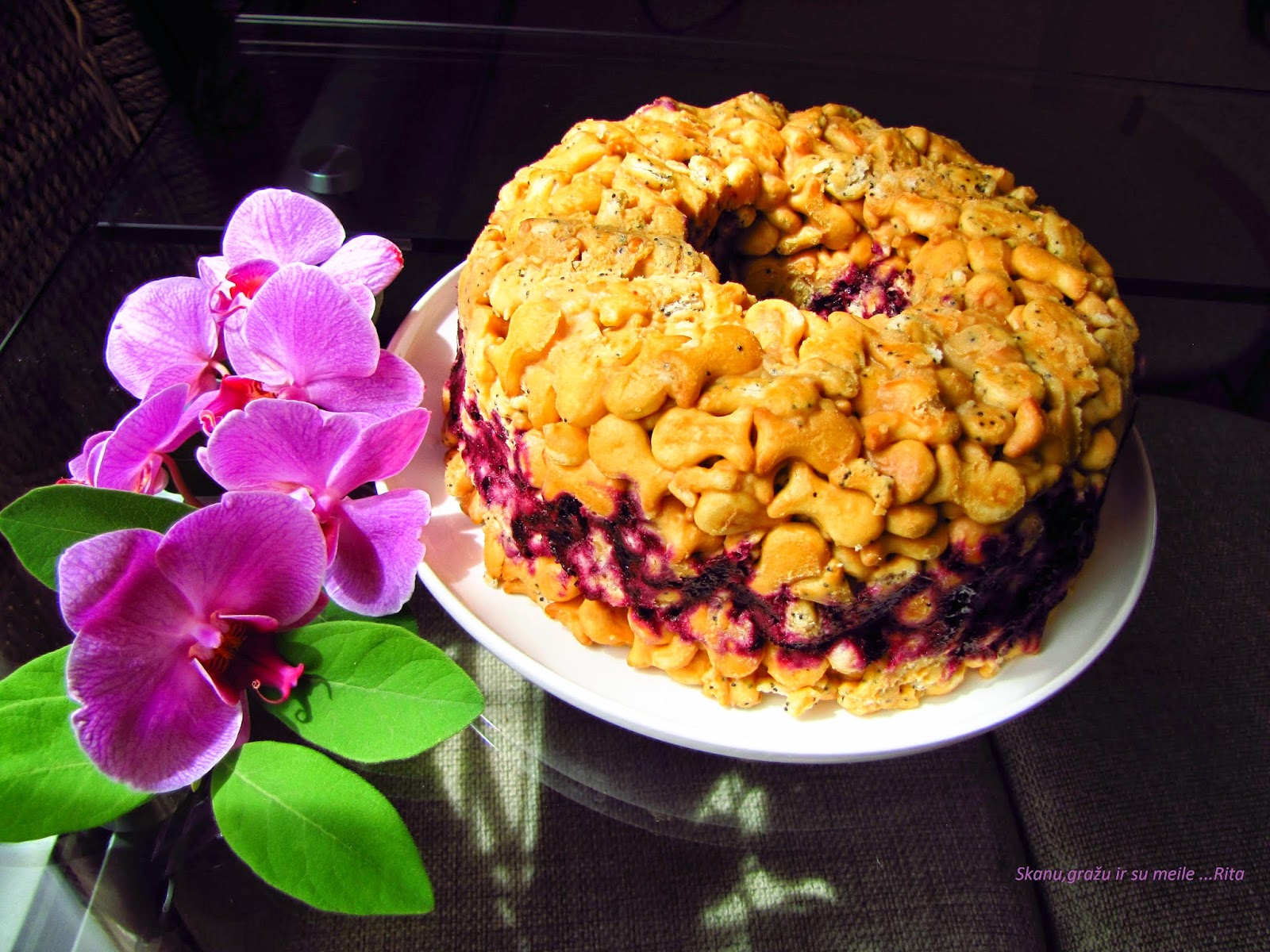 Ritos receptai : Krekerių tortas