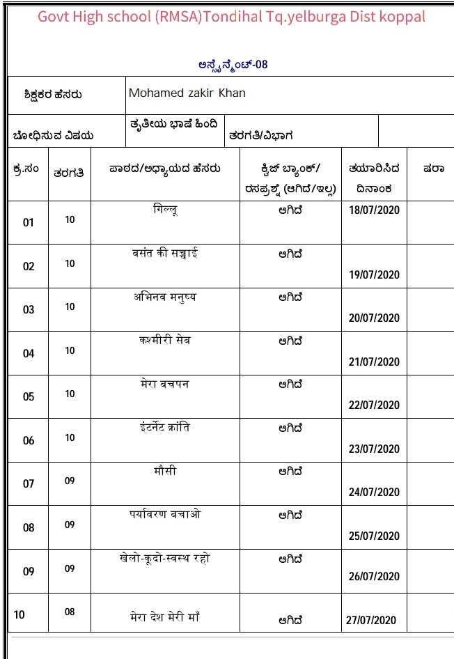 10 assignment work from home