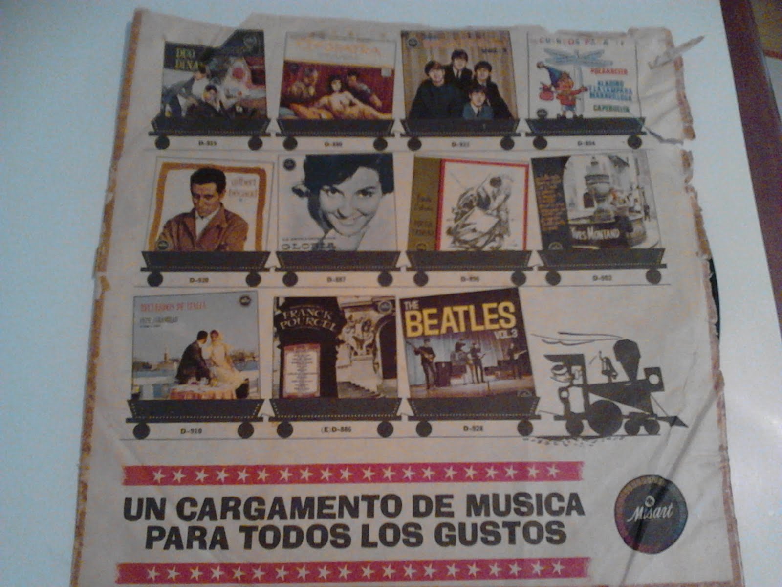 betocronopio: The Beatles, su Discografía Musart