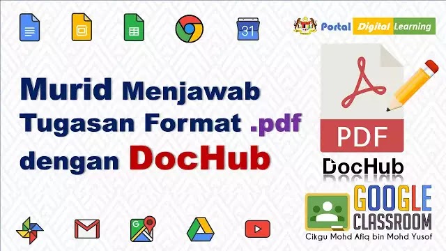 GOOGLE CLASSROOM - Menjawab Tugasan Format .pdf dengan DocHub