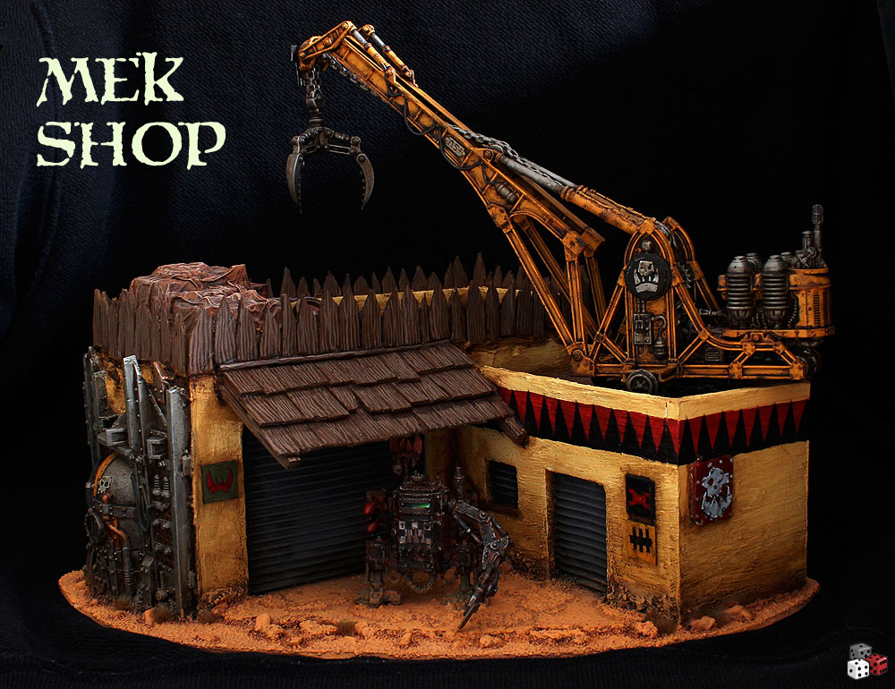 Würfelwiese: [Retro] Space Ork Kill Team Board Mek Shop - Finished