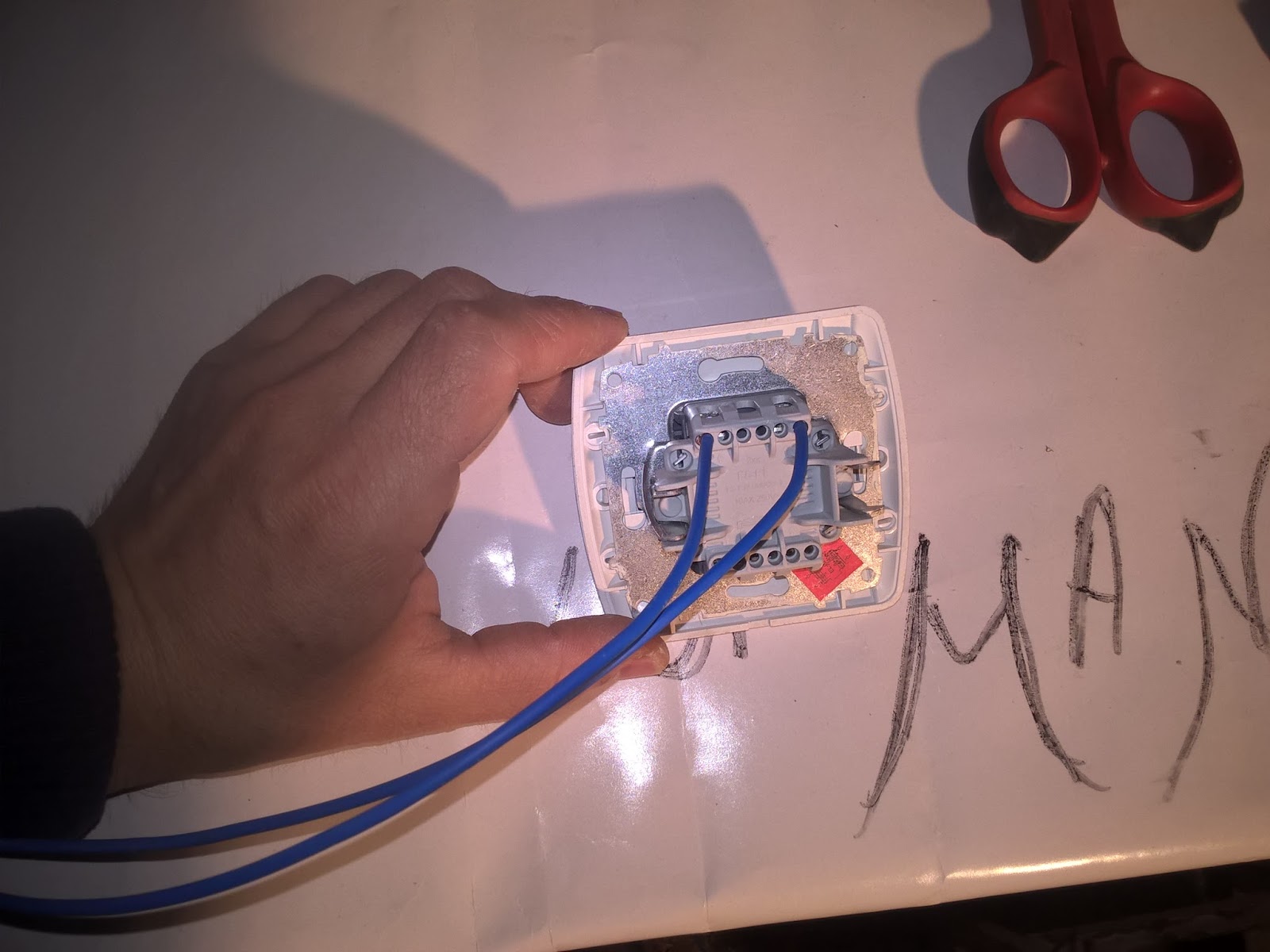 Electricitate generala: Cap scara cruce (schema circuit electric)