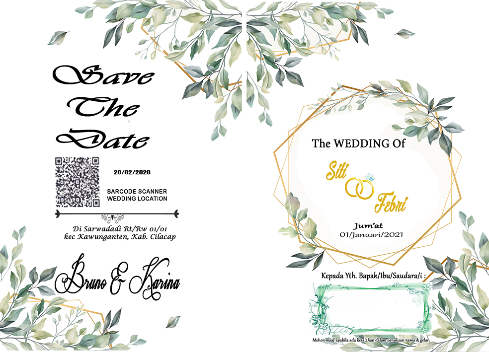 Free 10 Desain Undangan Pernikahan Rustic Photoshop (Free PSD ...