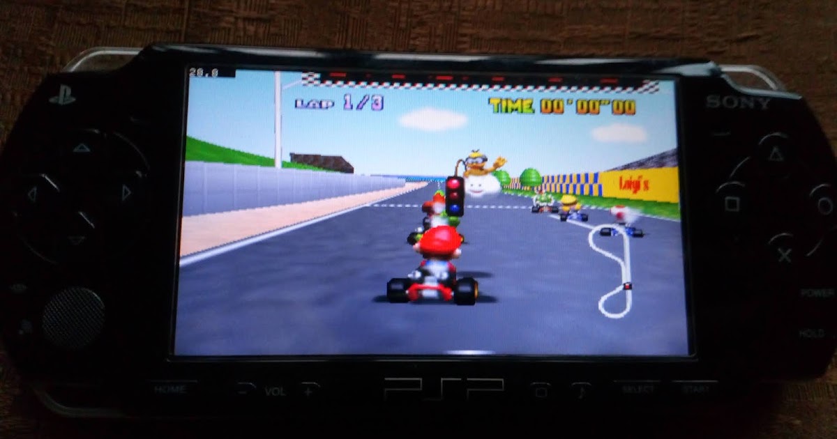 Iceberg Black: Jugar Mario Kart en PSP con DaedalusX64