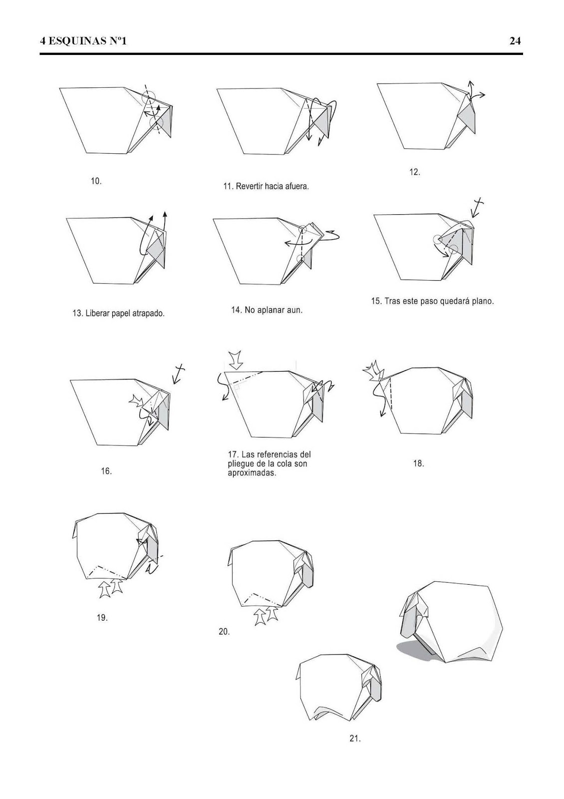 Origami 4 Esquinas No.1 - Ruby Book Origami