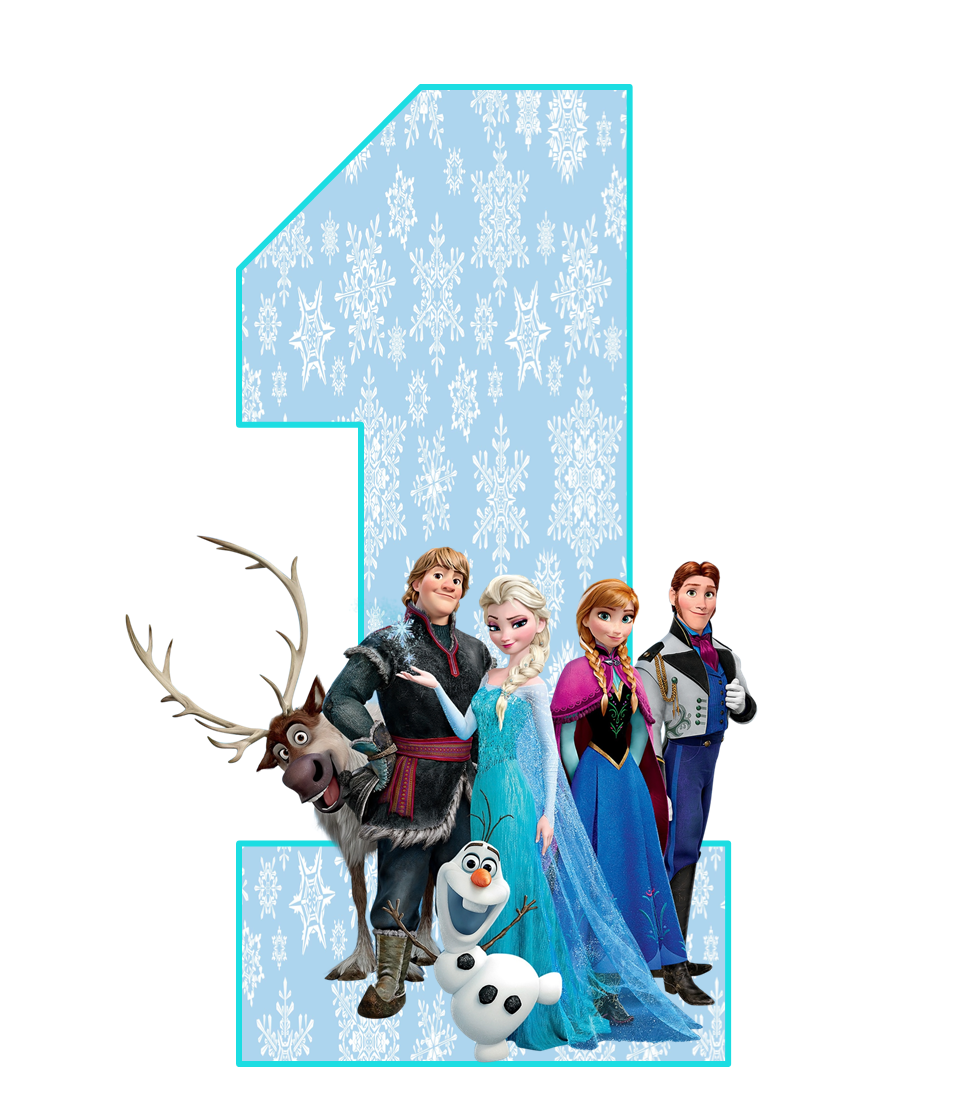 Kits imprimibles gratis : Frozen Números