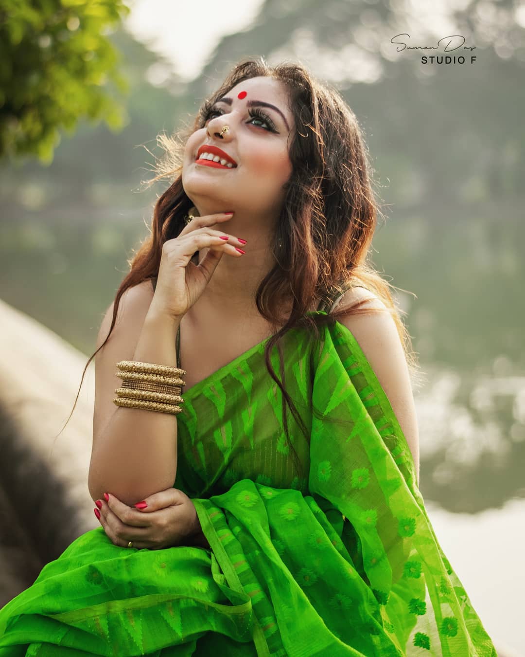 [50+] Rupsa Saha Chowdhury Hot Saree Photoshoot - RitzyStar