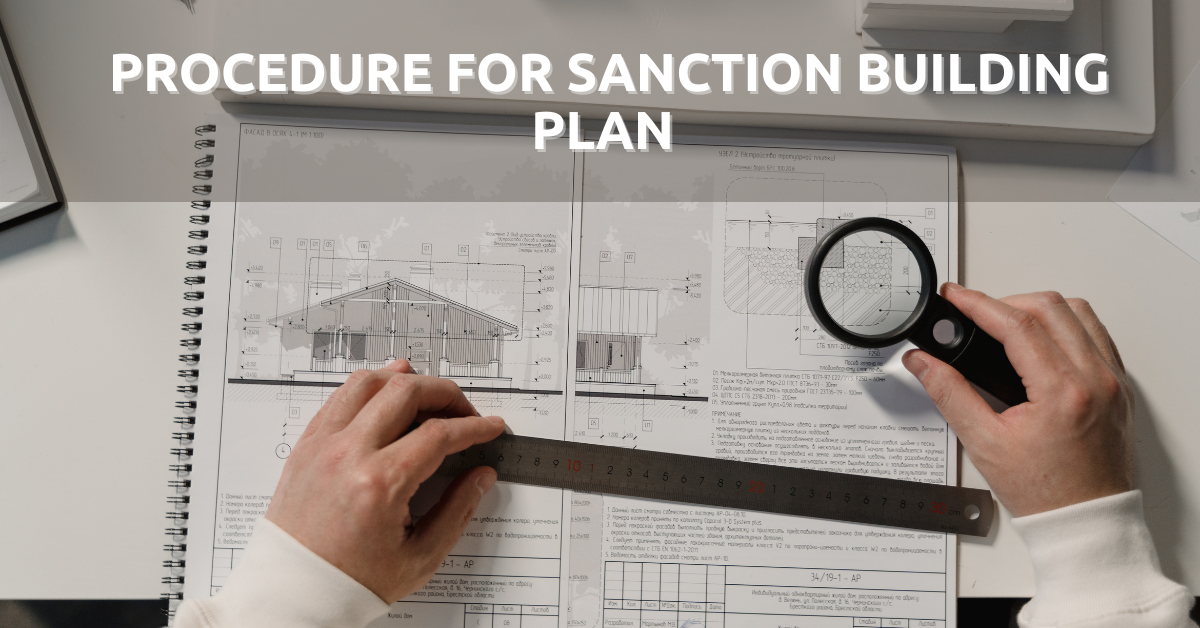 Procedure of sanction building plan