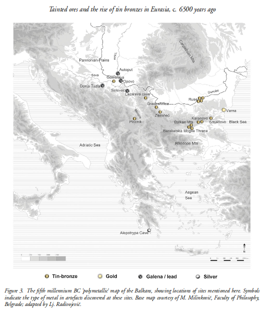 For what they were... we are: First ever bronze was smelt in the Balcans