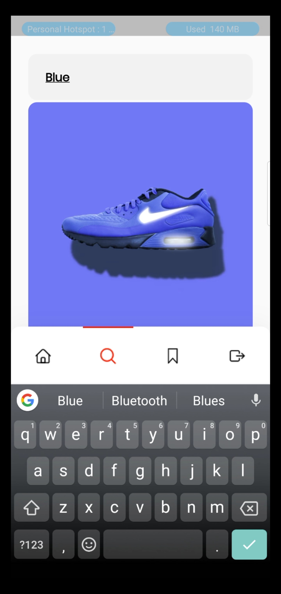 E-commerce app using Flutter