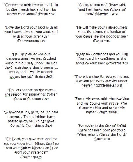 Princesses, Pies, & Preschool Pizzazz: Bible Verse Handprint Calendar