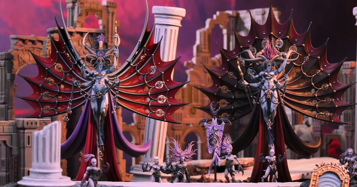 miniwars: Dexcessa y Synessa, nuevas demonios de Slaanesh