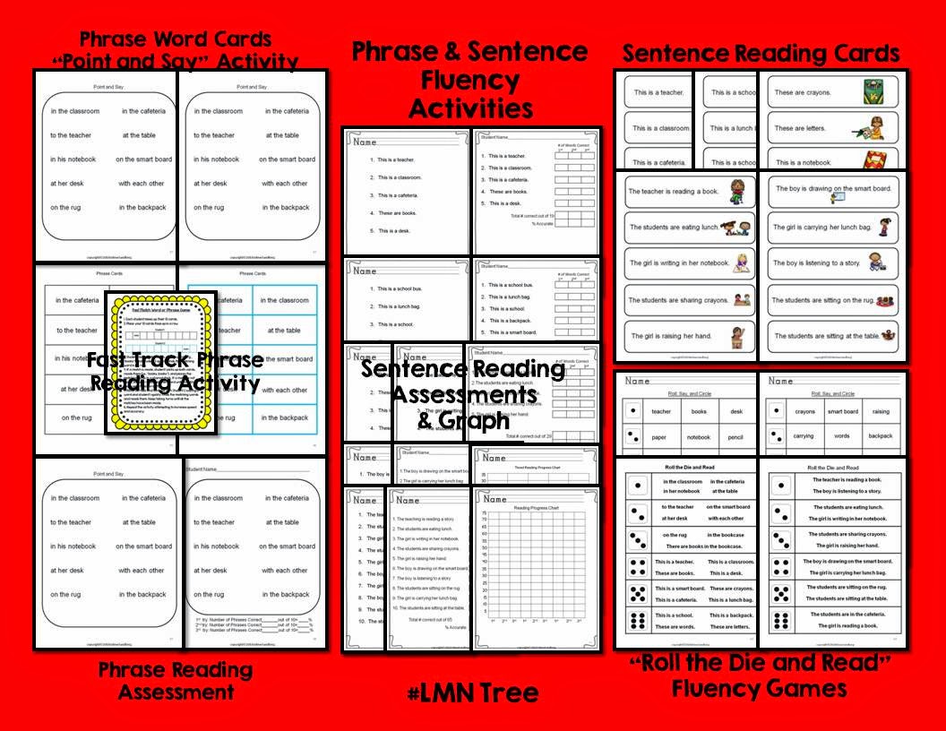LMN Tree: Building Fluency: Tips, Strategies, Activities, and Freebies
