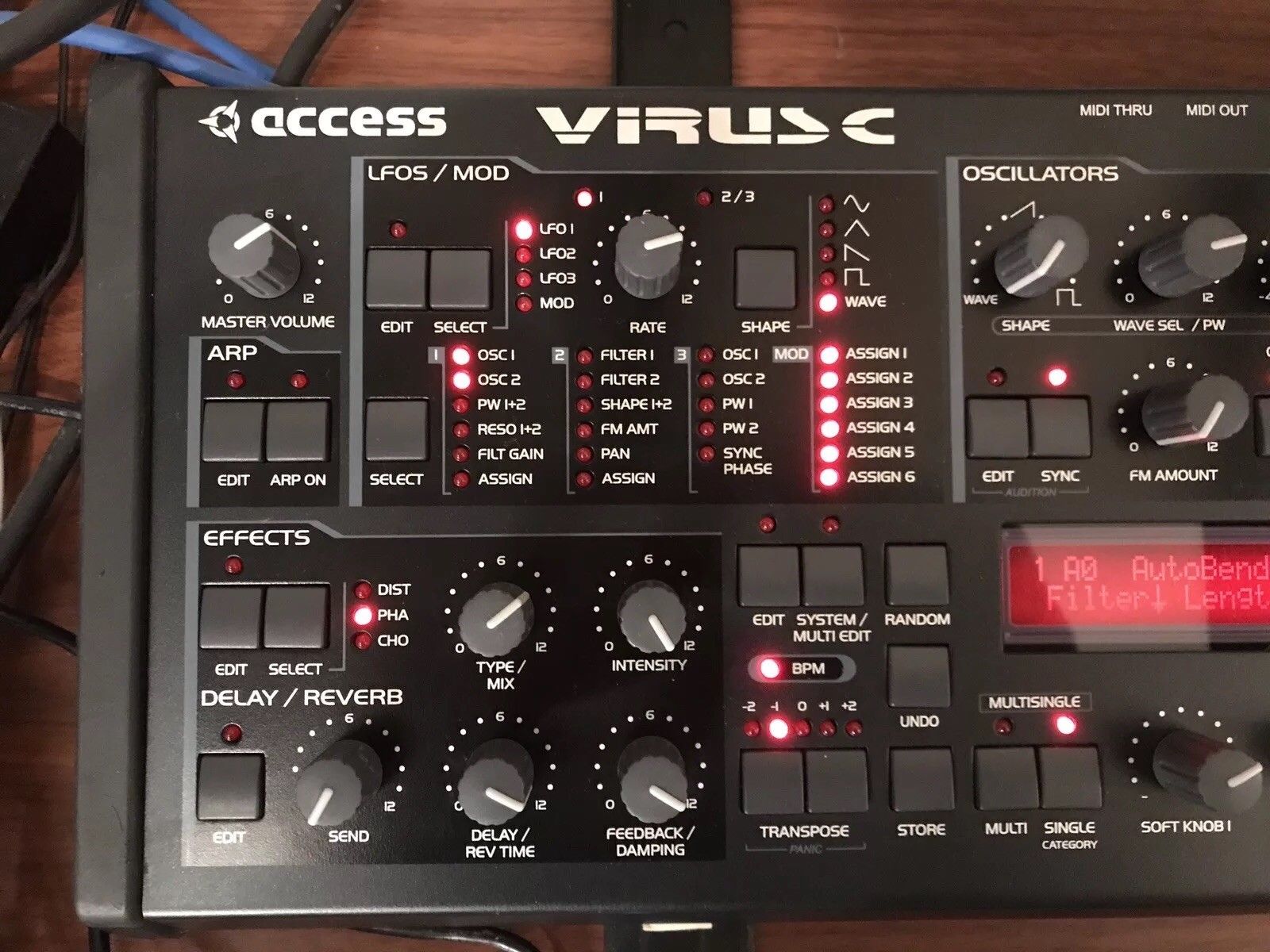 MATRIXSYNTH: Access Virus C Desktop Synthesizer