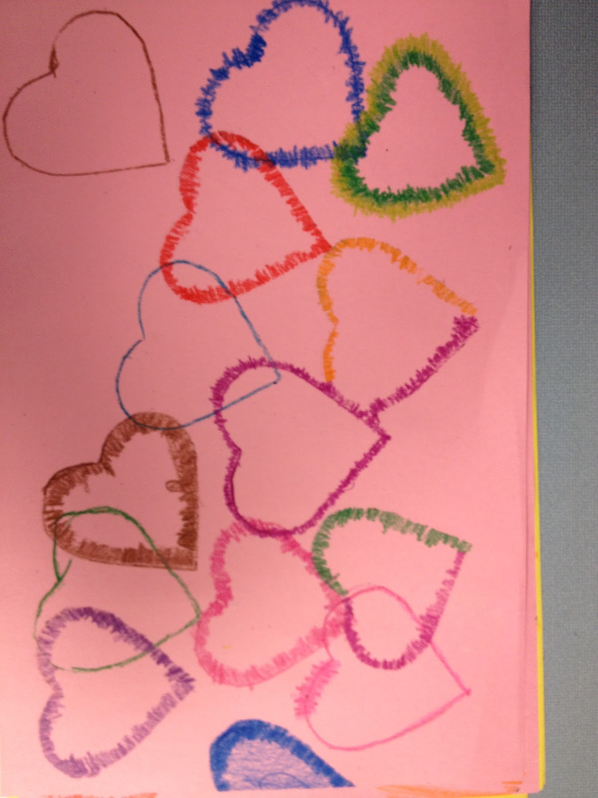 Color Me Michelle: Jim Dine: 3rd Grade Heart Art