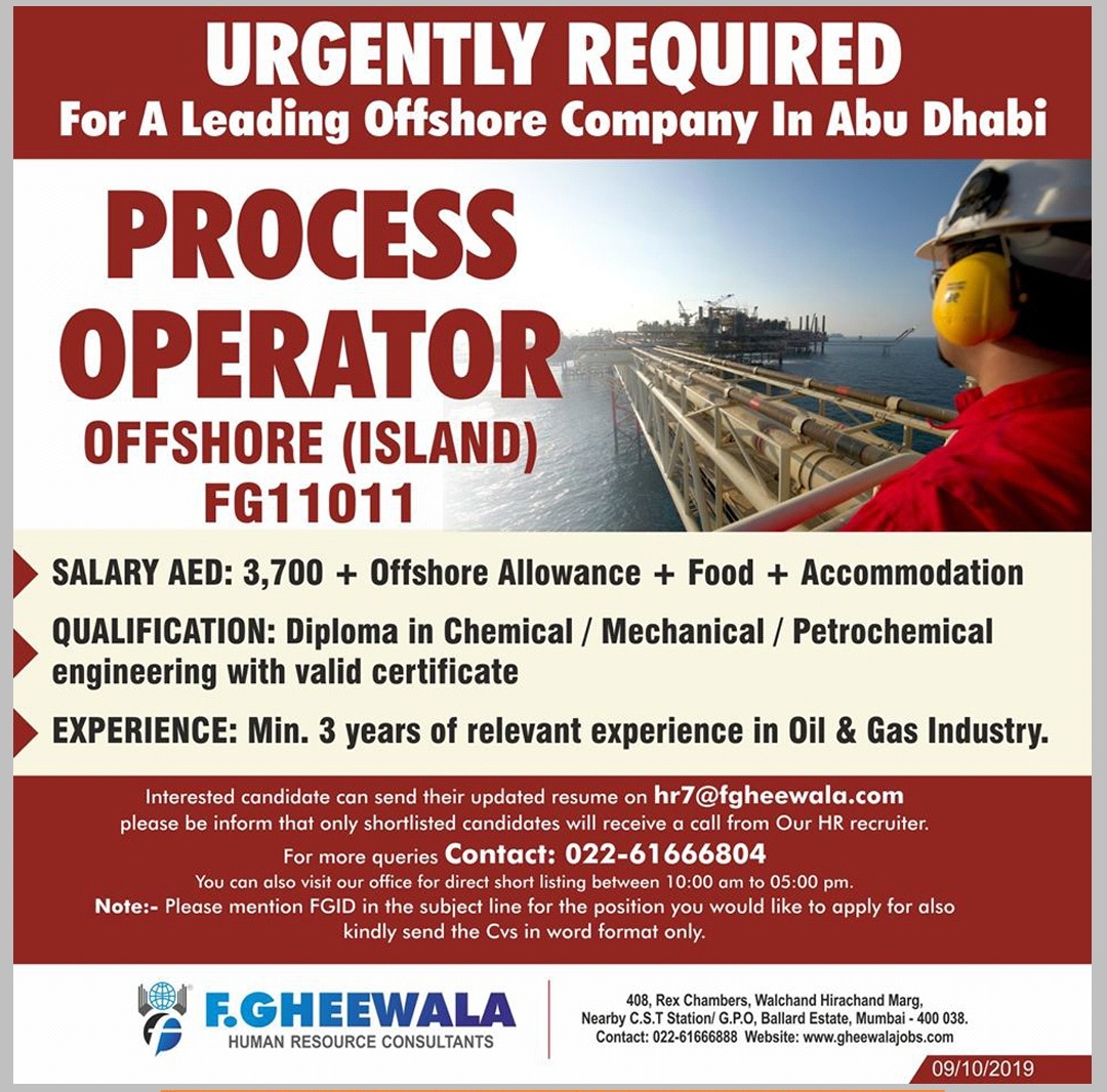 All Gulf Jobs Updated October to November Recruitment 2019, Engineers ...
