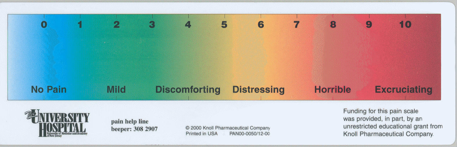 living with RA: 10...9...8...7...how valid are pain scales?