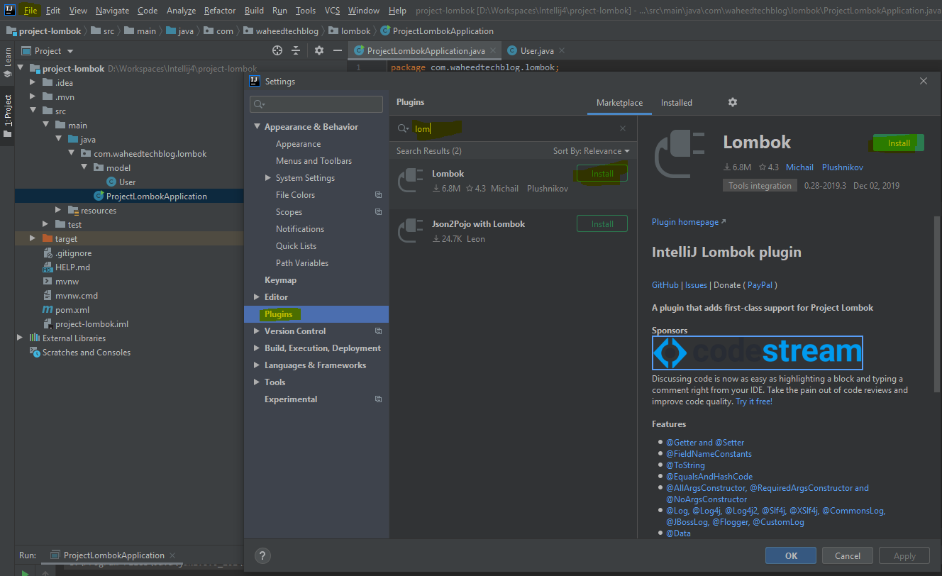 Intellij Lombok Plugin Boutiquemokasin