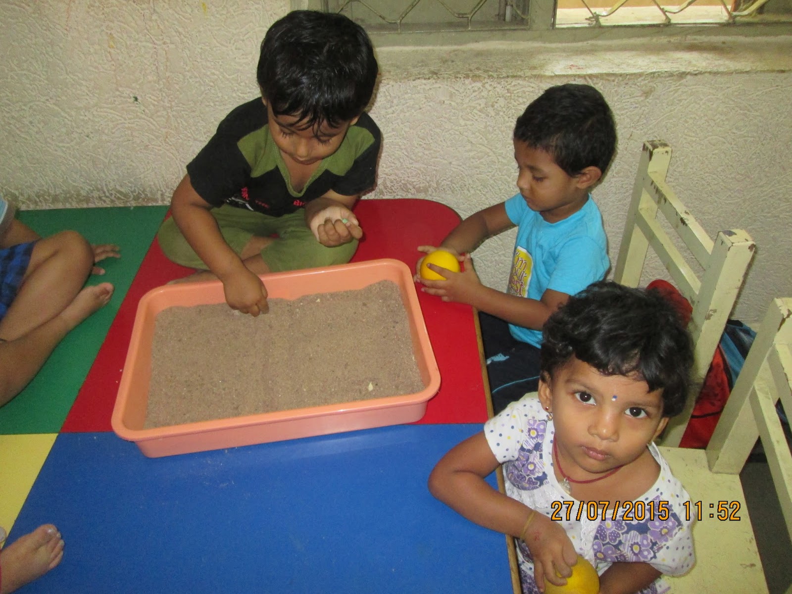 PREPRIMARY @ PRAGATHI CENTRAL SCHOOL: Gross motor activity (sand ...