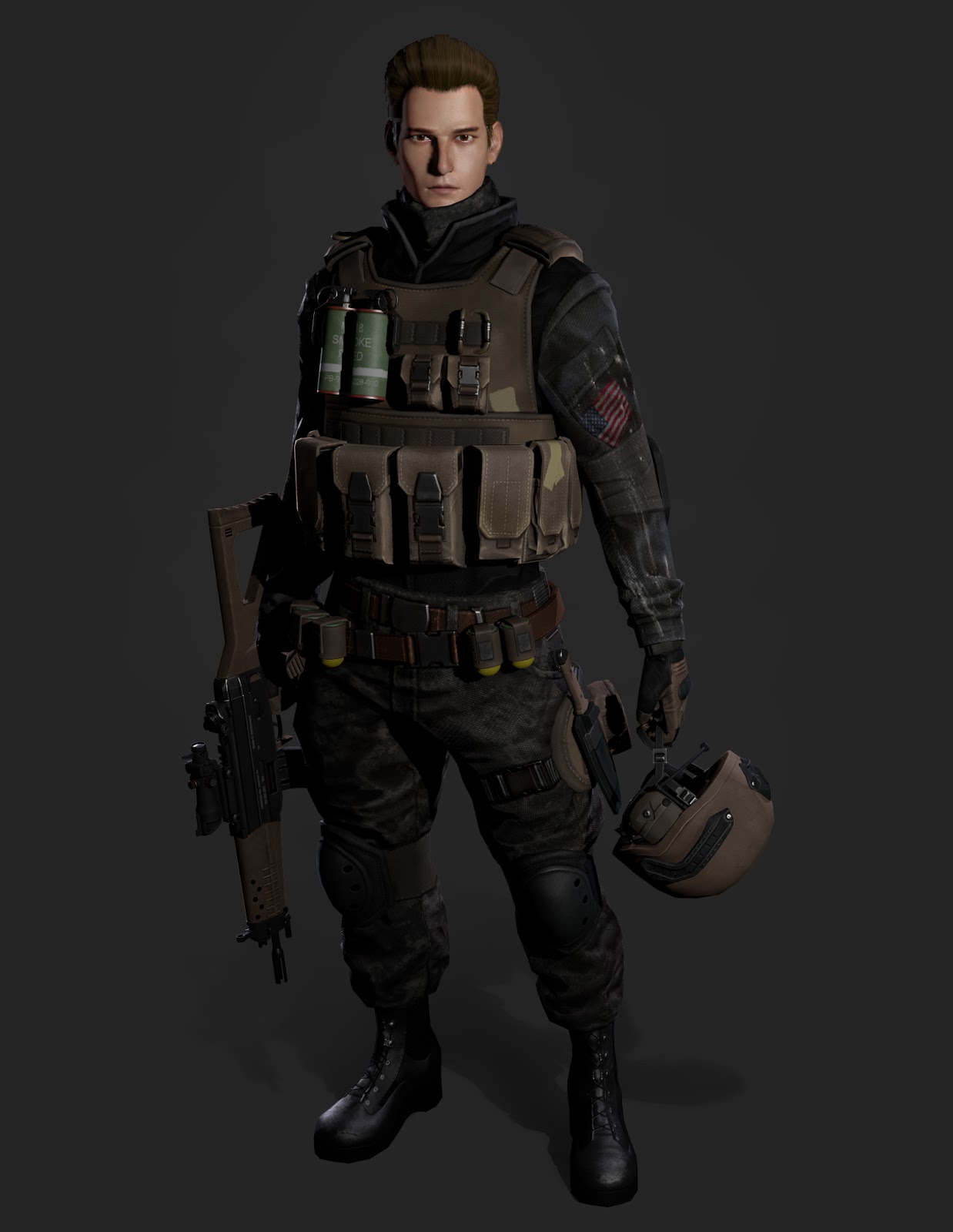 Game Modeling Portfolio: FPS 캐릭터 모작