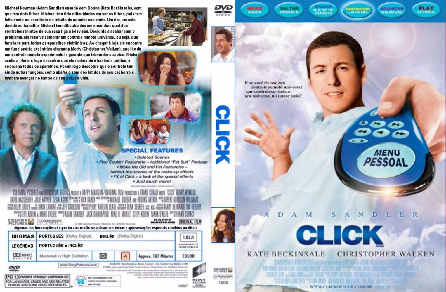 CAPAS DE FILME DE COMÉDIA: Click
