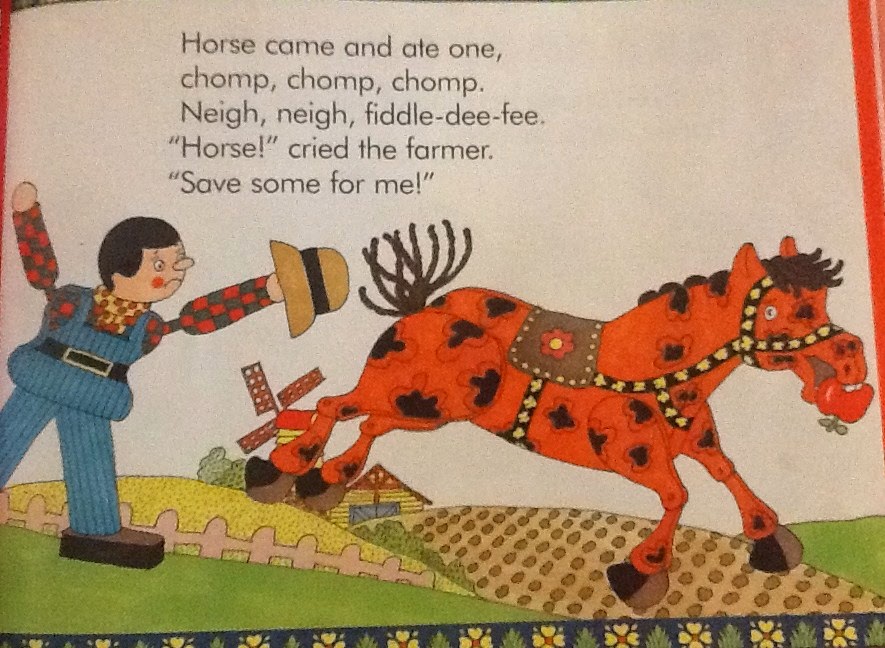 Christina's Kinder Blossoms: Ten Red Apples by Pat Hutchins (K.CC.B.4)