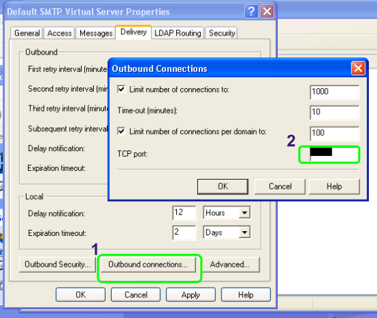 Windows Xp How Does Smtp Service Forward Emails