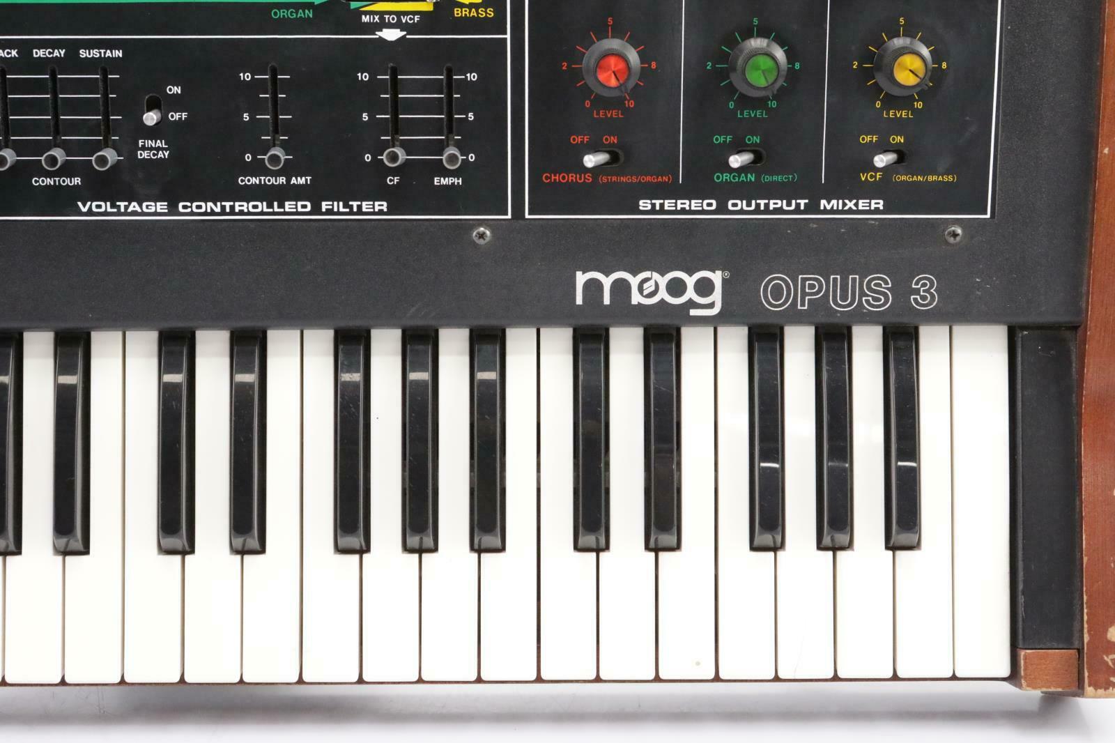 MATRIXSYNTH: Moog Opus 3 Synthesizer SN 2463