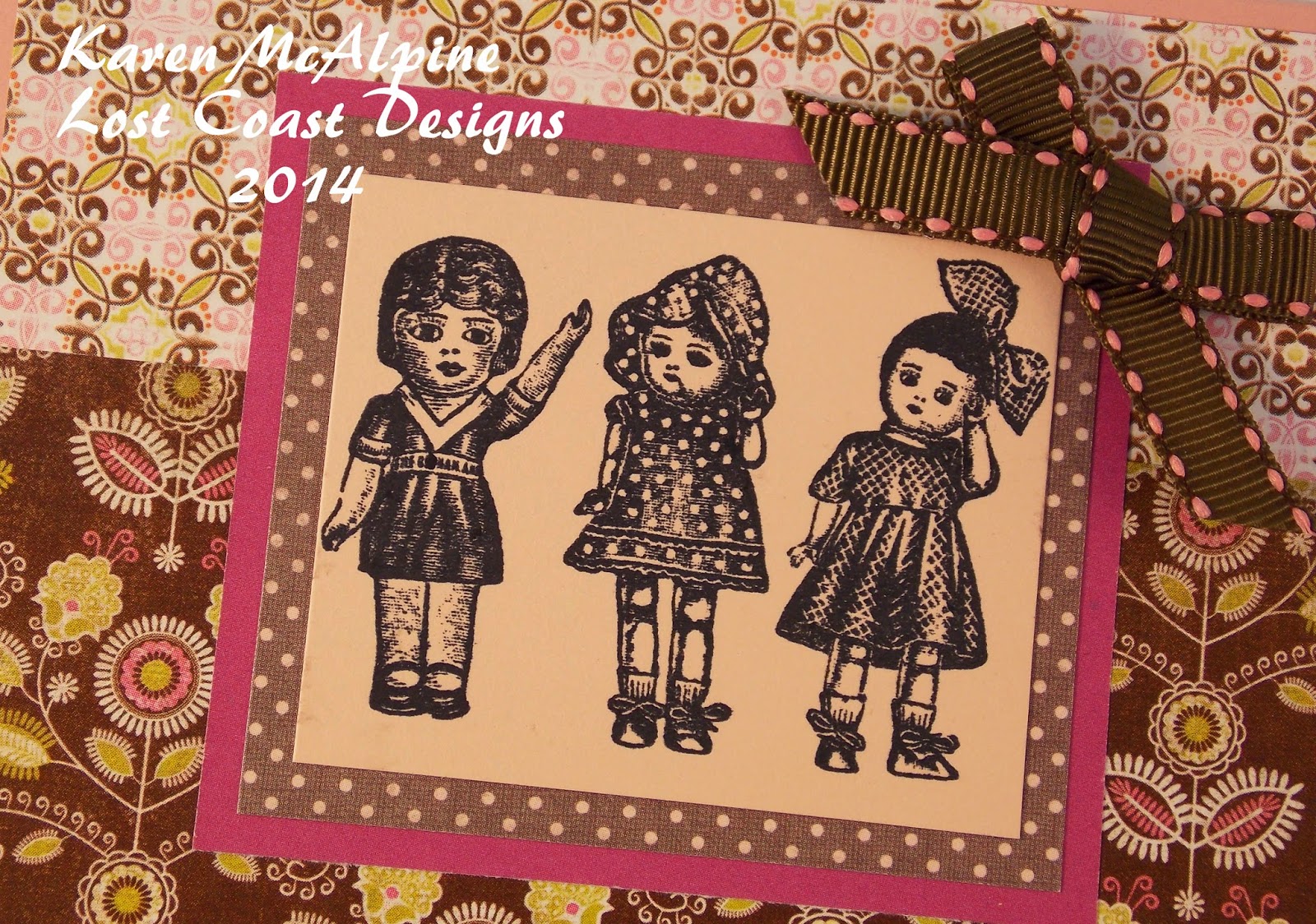 Dreaming and Creating: Pretty little Doll Border Stamp